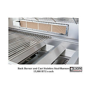 Lion Premium Grills 32" Propane Grill - L75000 - with Made in USA 32" Door/Drawer Combination Package Deal