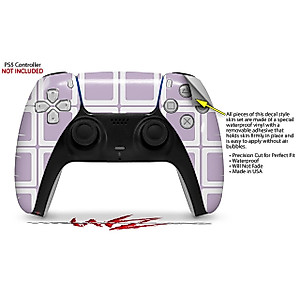 WraptorSkinz Skin Wrap compatible with Sony PS5 DualSense Controller Squared Lavender (CONTROLLER NOT INCLUDED)