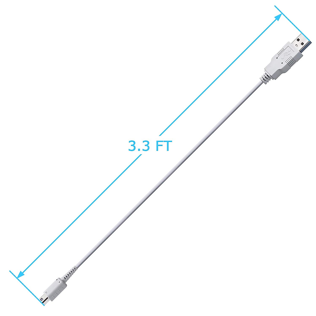 YOUSHARES Wii U GamePad - Interchangable Power Charging Adapter, Power Supply Cord AC Adapter & Cable for Nintendo WiiU GamePad (USB Charging Cable)