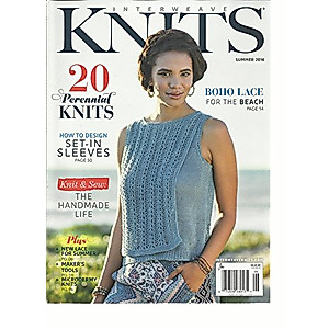 INTERWEAVE KNITS MAGAZINE, BOHO LACE FOR THE BEACH SUMMER, 2016