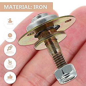 Veemoon 4pcs Rocking Chair Bearing Furniture Connecting Fittings Bearing Screws for Rocking Chair Rocking Chair Bearing Screws Mechanic Accessories Bolt Kit Rocking Chair Accessories Iron