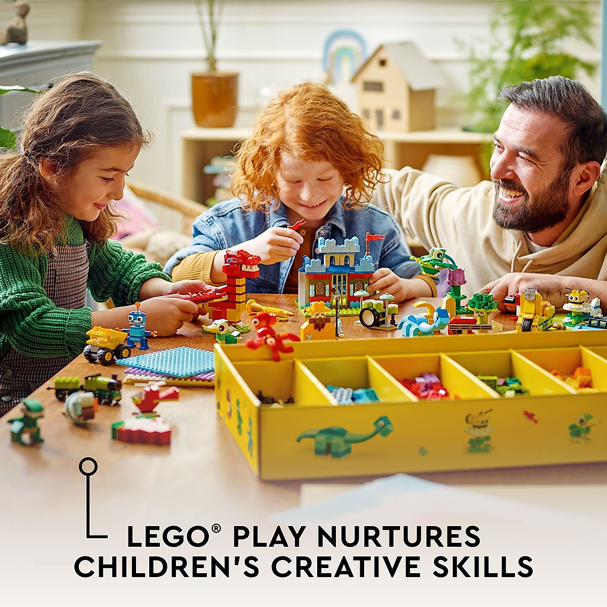 LEGO Classic Build Together 11020 Creative Building Toy Set for Kids, Girls, and Boys Ages 5+ (1,601 Pieces)