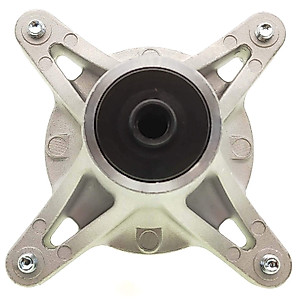 q&p 2 Pieces Deck Spindle Assembly Replaces 117-7439 & 117-7268 Fits 42"50"Timecutter 2011, SS5000, SS4200，MX5000 Models,Holes Tapped for Easier Install with 4 Bolt