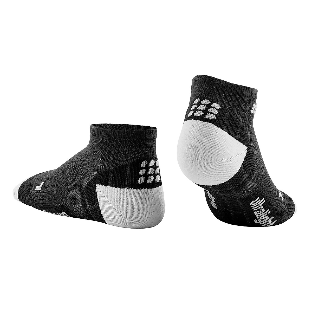 CEP ultralight low-cut socks, black/light grey, women III