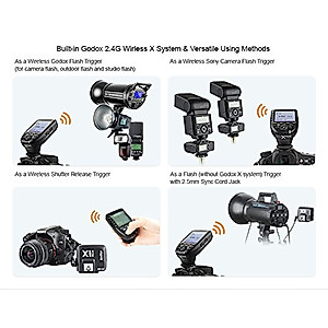 Godox XPro-S Compatible for Sony TTL Wireless Flash Transmitter Trigger 1/8000s HSS TTL-Convert-Manual Function Large LCD Screen Slanted Design 11 Customizable Functions