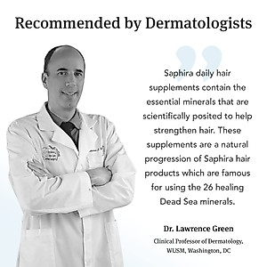 Saphira Hair Extensions Support Group Set | Daily Supplement, Leave-on Spray & Moisturizing Shampoo | Supports Strong Hair and Roots for Hair Extensions |