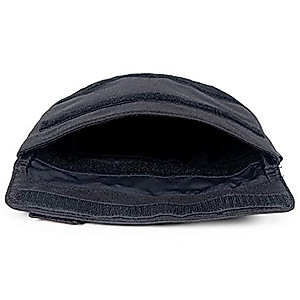 DIME BAGS Omerta Collector Carbon Filter Bag | Carbon-Lined Pouch with Activated Carbon Technology and Dual-Velcro Seal (12 Inch, Black)