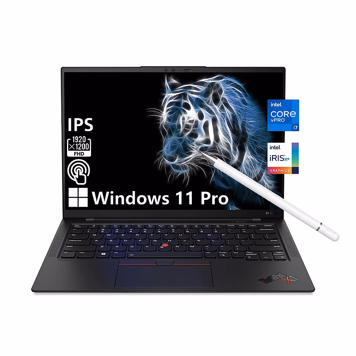 Lenovo ThinkPad X1 Carbon Gen 10 Business Laptop, 14" WUXGA IPS Touchscreen, Core i7-1270P vPro Processor, Windows 11 Pro, 32GB RAM, 1TB SSD, Thunderbolt 4, Long Battery Life, Durlyfish Stylus Pen