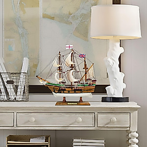 SAILINGSTORY Wooden Model Ship Mayflower 1/100 Scale Replica Sailing Ship Model Sailboat Decor