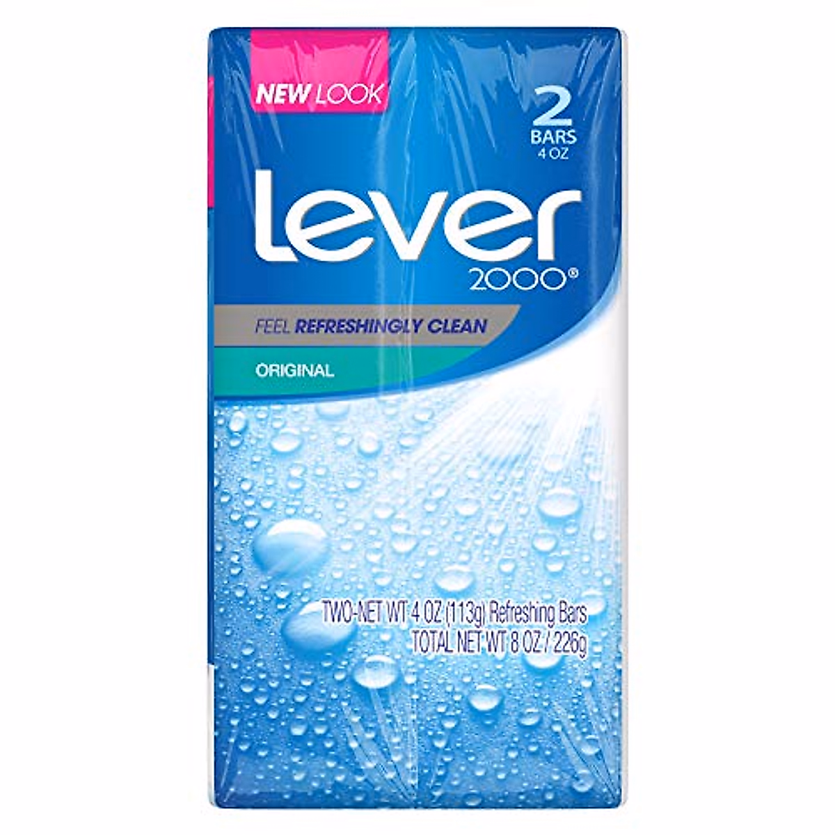 Lever 2000 Bar Soap, Original, 4 oz, 2 Bar