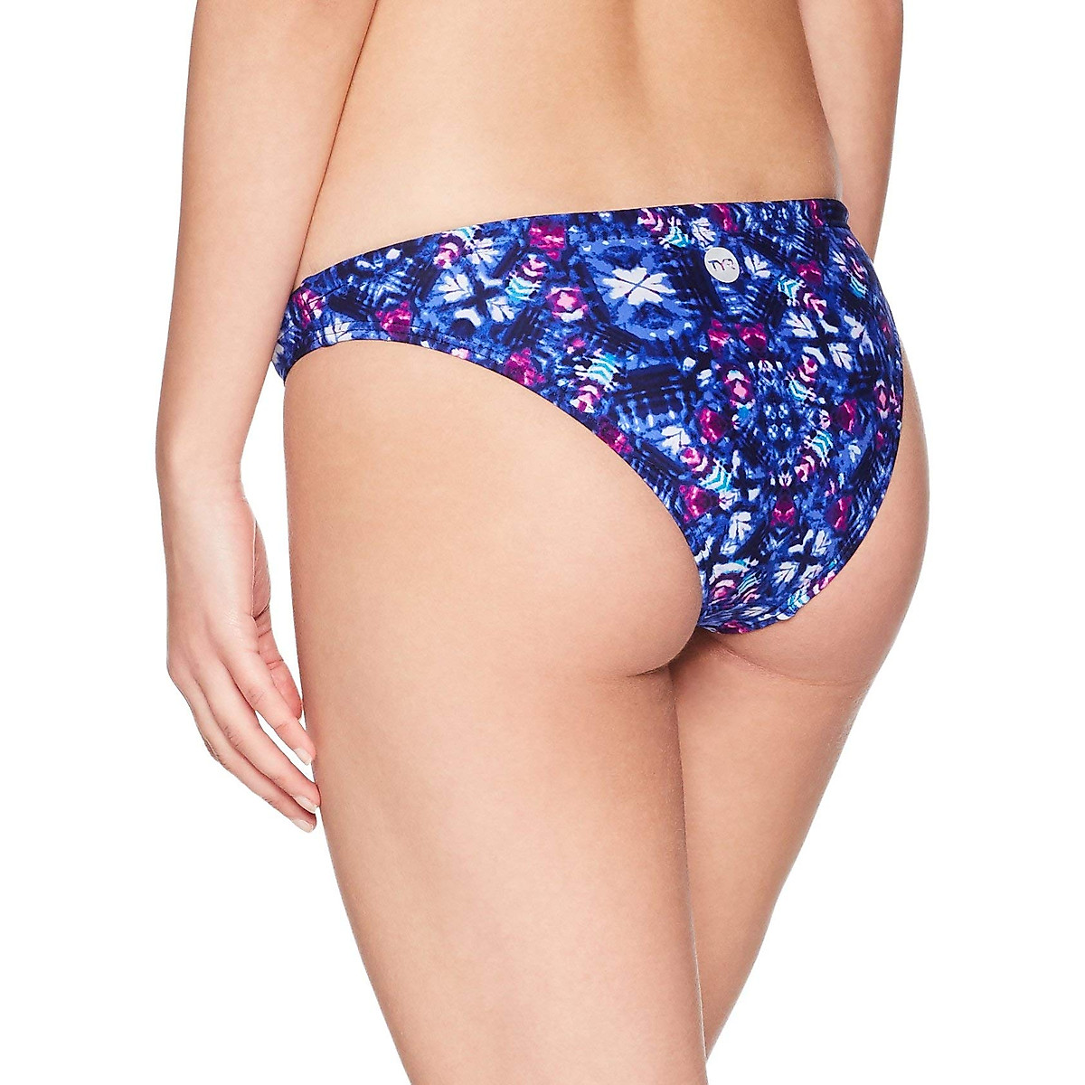 TYR Women's Santa Cruz Blake Mini Bikini Bottom, Navy/Purple, Medium