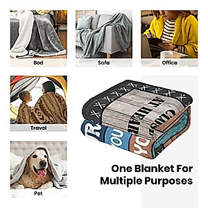 Gifts for Brother Blanket - Christmas Brother Gift - Brother Gifts from Sister - Brother Gifts - Gifts for Brother Adult - Brother Birthday Gifts for Fathers Day from Daughter Blankets 60x50 Inch