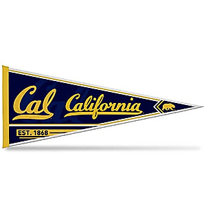 Rico Industries NCAA Cal Berkeley Golden Bears Classic 12" x 30" Soft Felt Pennant - EZ to Hang - Home Décor (Game Room, Man Cave, Bed Room)