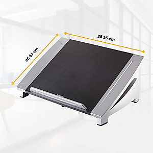 Fellowes® Office Suites Notebook Computer Stand, Black/Silver