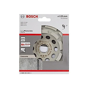 Bosch 2608201228 Diamond-Grinding Wheel for Concrete Layer, 0 V, White