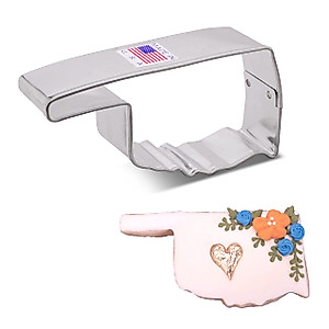 Oklahoma Cookie Cutter 3.25" Made in USA by Ann Clark