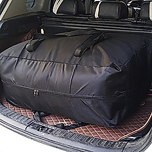 180L Oversized Waterproof Storage Bag Foldable Travel Duffel Cargo Jumbo Bag Comforter Quilt Bedspread Pillow Luggage Moving Tote Garment Closet Storage Organizer Space Saving Laundry Bag