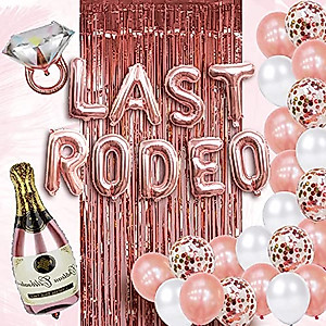 Last Rodeo Bachelorette Party Decorations– Bridal Shower Decorations – Bachelorette Balloons Decor – Disco Cowgirl Bachelorette Party Decorations Favors Supplies Bride To Be Decorations