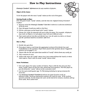 Super Duper Publications | Granny's Candies® Vocabulary & Word Meaning Game Inferences Cards (Add-On Set 4) | Educational Learning Resource for Children