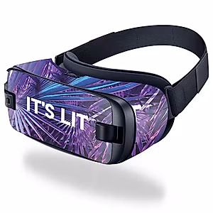 MightySkins Skin Compatible with Samsung Gear VR (2016) – Its Lit | Protective, Durable, and Unique Vinyl Decal wrap Cover | Easy to Apply, Remove, and Change Styles | Made in The USA