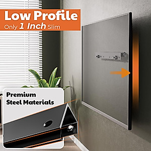 Fulifix No Drill TV Mount for 32-75 Inch TVs, No Stud TV Wall Mount, Studless TV Wall Mount Holds up to 150 lbs, Easy Installation with Bubble Level