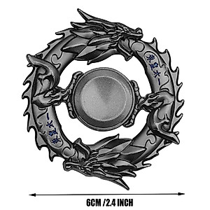 Fidget Spinner Golden Dragon Figiting Hand Finger Spinner Toys Focus Metal Fingertip Gyro Stress Relief Anxiety Toy Best Party Favors Gift
