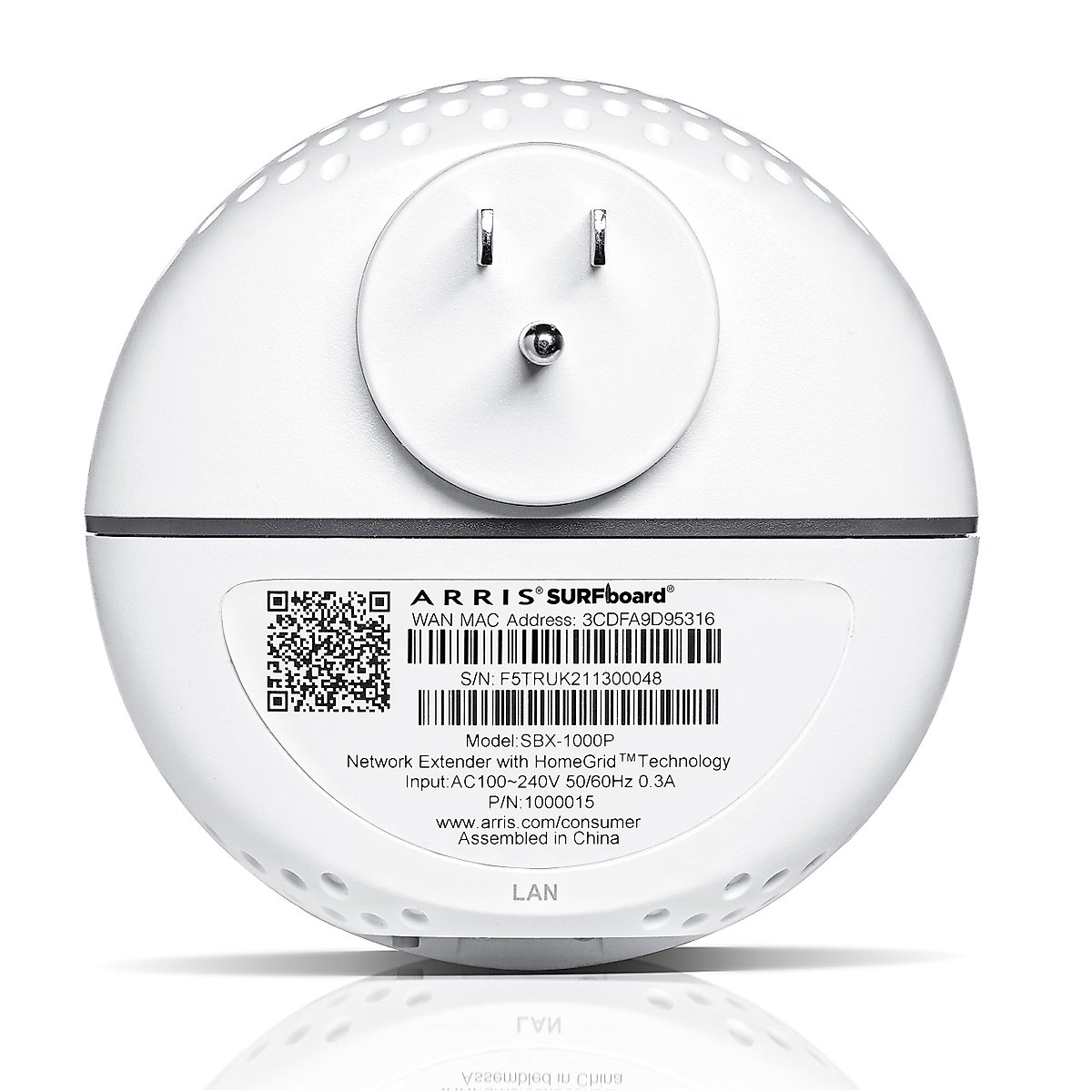 ARRIS Surfboard Wired Network Extender with RipCurrent Using G.hn (SBX-1000P)