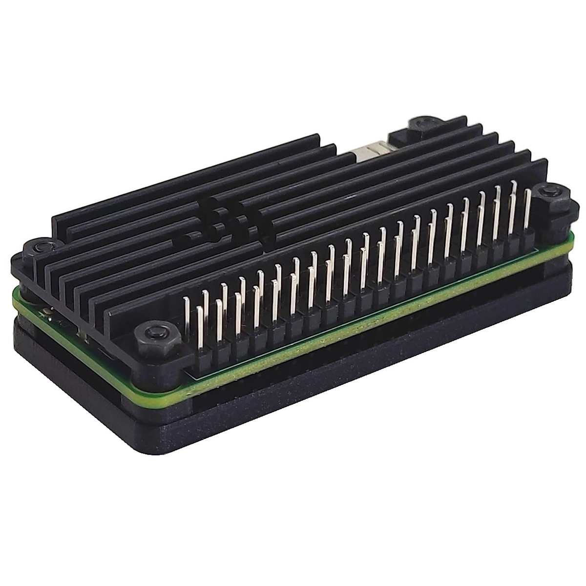 WEIYIXING Raspberry Pi Zero Heatsink Case, Raspberry Pi Zero 2 Aluminum Passive Case with Pin Header for Raspberry Pi Zero 2W