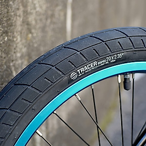 Salt BMX Bicycle Tires, Tracer Tires, Street Riding, 20" x 2.35", 65PSI, Black