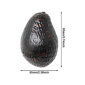 Honbay 2PCS Fake Avocados Foam Artificial Green Avocado Fruit Model Ornament Simulation Vegetable for Home Party Tabletop Decoration and Photography Prop