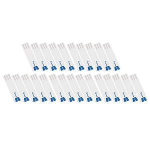 YYQTGG Diabetic Test Strips, Quick Results Glucometer Handy Strips, 25 Pieces PET Accurate for Glucose Self Tests Blood Glucose Test Strips for Diabetes Use with Blood Sugar Monitor
