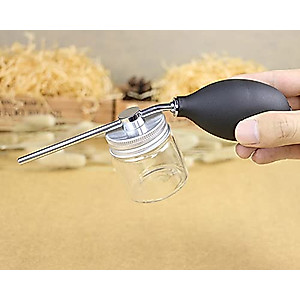 Diatomaceous Earth Applicator Garden Puffer Duster Powder Duster（Comprises a Shovel, a Hopper and a Powder Sprayer）