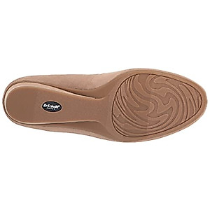 Dr. Scholl's Shoes Women's Be Ready Pumps, Taupe Microfiber, 7