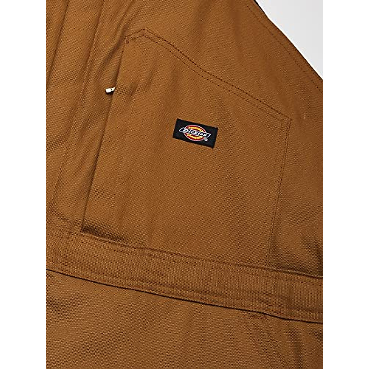 Dickies Men's Premium Insulated Bib Overall, Brown Duck, XX-Large/Short