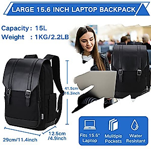 VX VONXURY Backpack for Women,15.6 Inch Laptop Bag Water Resistant Anti-theft Backpack for Work Travel Teacher