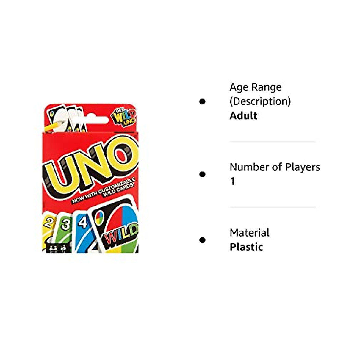 GREENDISH Bulex Mattel UNO: Classic UNO Card Game, Fun Card Game
