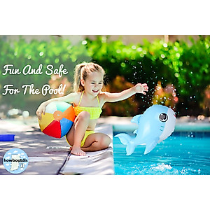 Three Pack of Fun 24 inch Inflatable Pup Sharks- Blue - Light Blue and Pink - Perfect for Birthday Parties Pool Parties or even Bathtub Play - Everyone will Love these Cute Inflates!