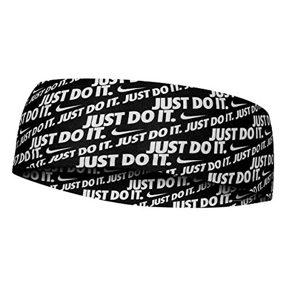 NIKE DRI-FIT Printed Fury Dry Wide Headband 2.0 - Unisex - (JUST DO IT)