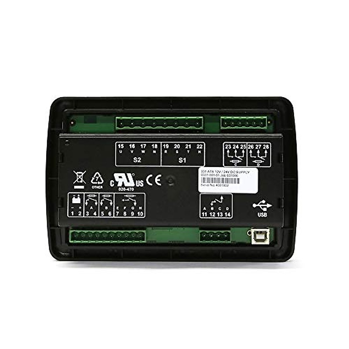 DSE331 Original - Made in UK | Auto Transfer Switch Control | DSE0331-01 Replacement to DSE330 | Monitors Voltage/Frequency of AC Supply from 2 Different Sources | 12/24 Volt