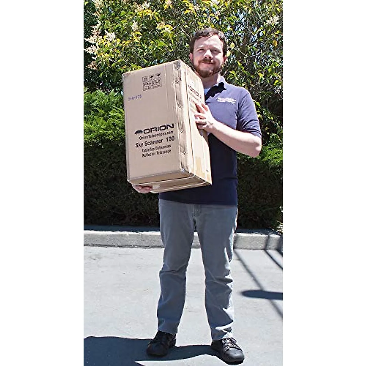 Orion 10012 SkyScanner 100mm TableTop Reflector Telescope (Burgundy)