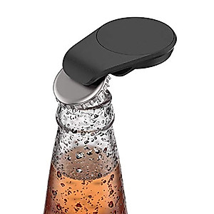 PopSockets: PopGrip Opener - Swappable Grip and Bottle Opener for Phones and Tablets - Black