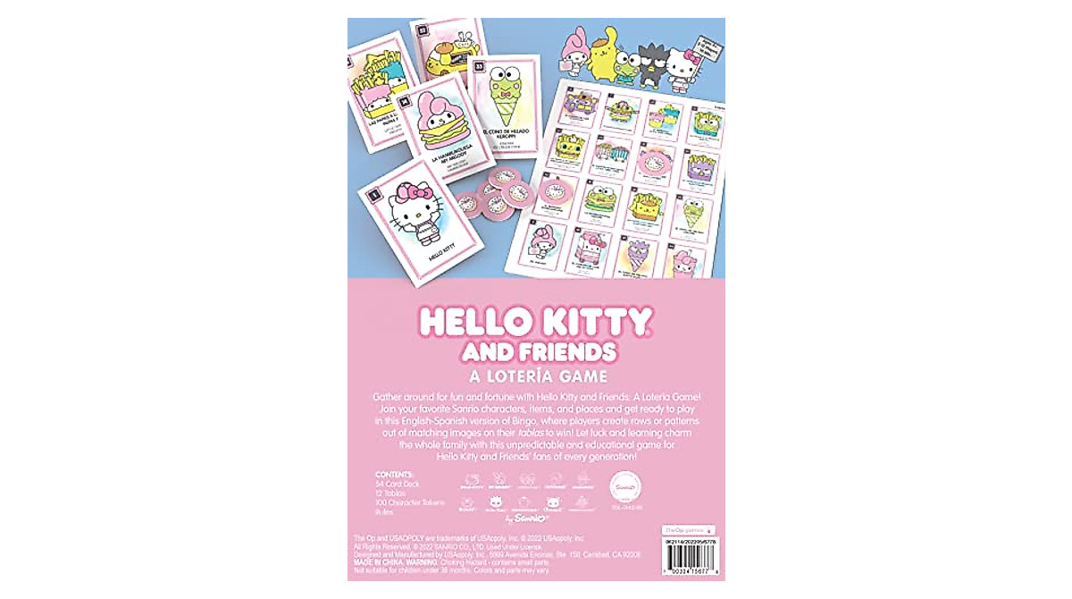 Hello Kitty Loteria Game - Fun Family Bingo Night