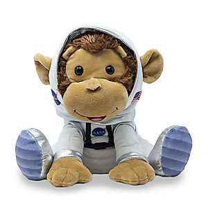 Cuddle Barn - Astro The Monkey | Animated Stuffed Animal Plush Toy | Blast Off Adventures, Twirls and Makes Cute Sounds, 9 inches