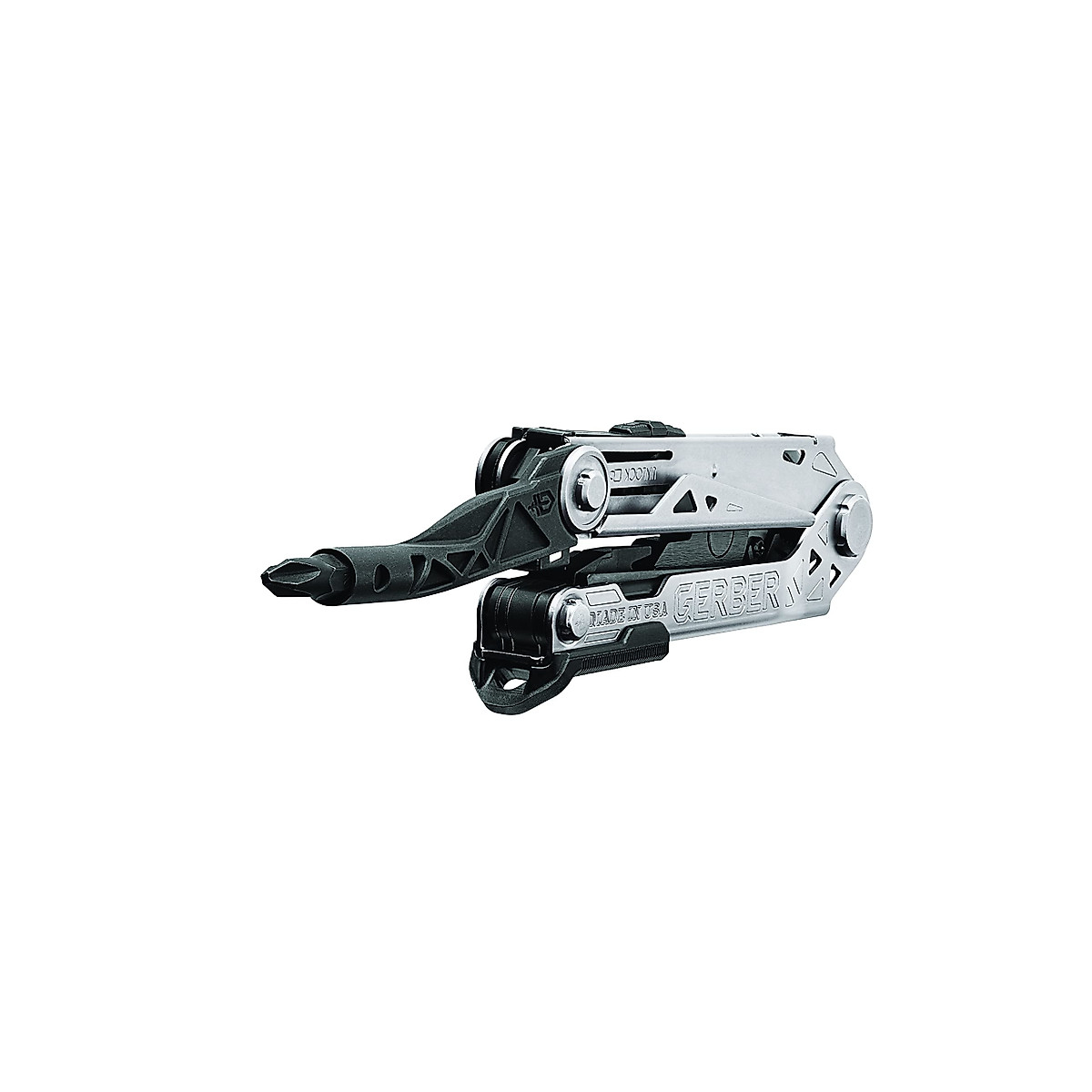 Gerber Gear Center-Drive Multitool Bit Set with Pliers, Knife & More - Silver Tool, Black Berry-Compliant Sheath