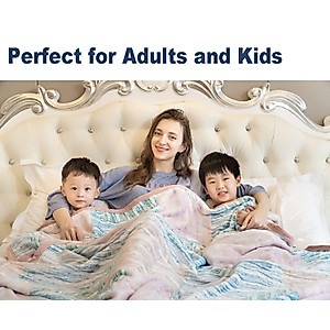 Fleece Blanket,Flannel Throw Blanket for Couch Lightweight Soft and Warm Comfy (60×80 inches) Easy to Carry for Bed, Sofa,All Seasons Suitable