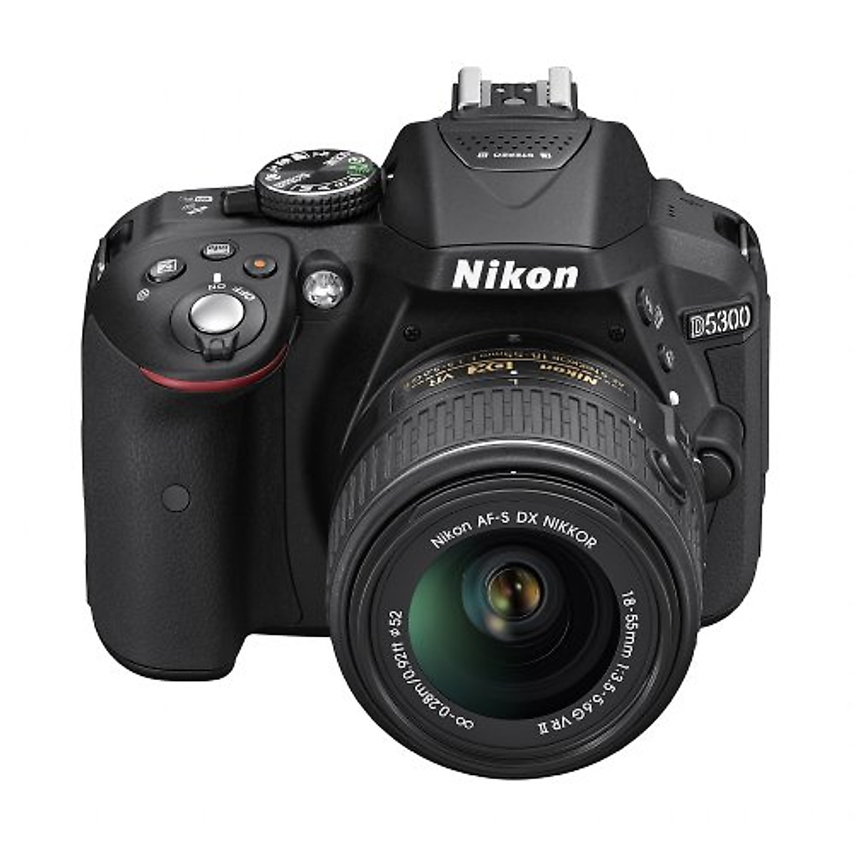 Nikon D5300 24.2 MP CMOS Digital SLR Camera with 18-55mm f/3.5-5.6G ED VR Auto Focus-S DX NIKKOR Zoom Lens (Black)
