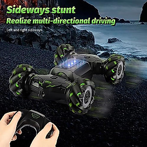 Gesture Sensing RC Stunt Car Toys for 8-12 yr Boys&Girls Best Birthday Gifts- 2.4 Ghz 4WD 360°Spins Hand Controlled All Terrains Monster Truck Car Birthday Presents for Kids Age 8 9 10 11 12yr