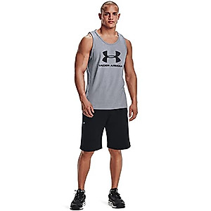 Under Armour Men's UA Sportstyle Logo Tank LG Gray