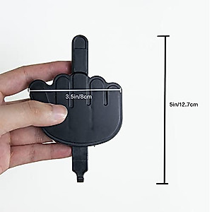 TOIVO Finger Hand Key Hanger for Wall，Funny Key Holder for Wall Funny Gift Idea，Middle Finger Keychain Ejects The Finger，for Doorway Wall Entryway Hallway Funny Office Wall Decorative