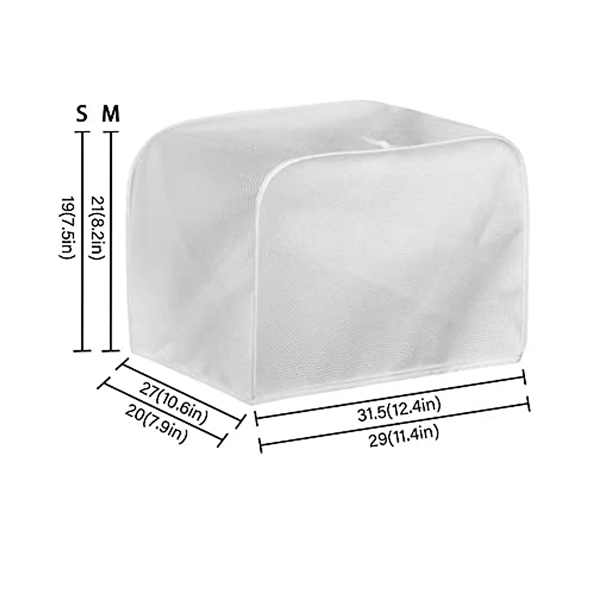 Dolyues 4 Slice Slot Toaster Cover Butterfly Print Bread Toaster Cover Bakeware Protector Bread Toaster Oven Cloth Cover Dust Protection Washable Appliance Cover